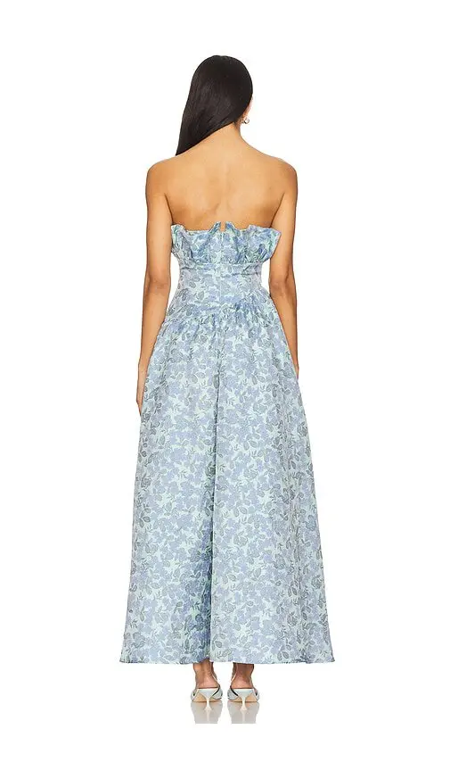 ELLIATT X Revolve Jacquard Asymmetric Gown