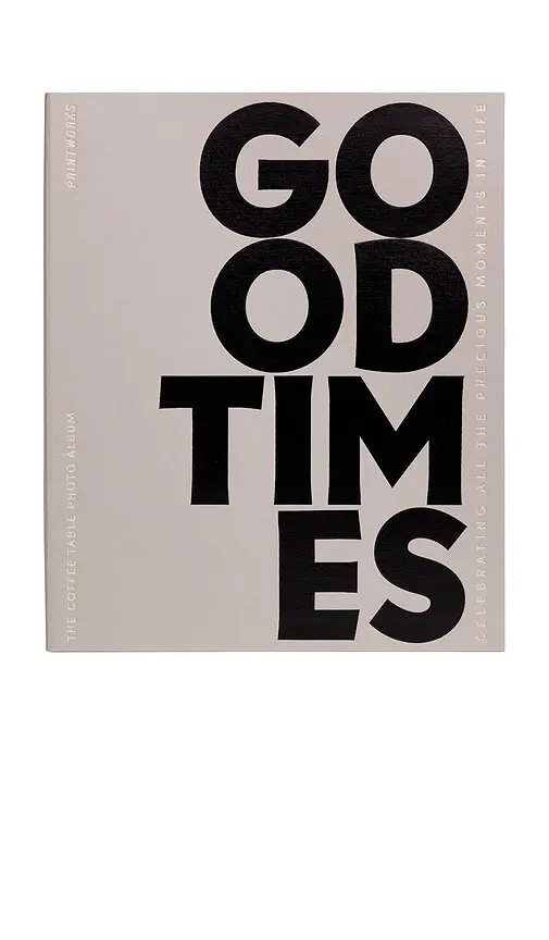 PRINTWORKS Good Times Photo Album - Grey