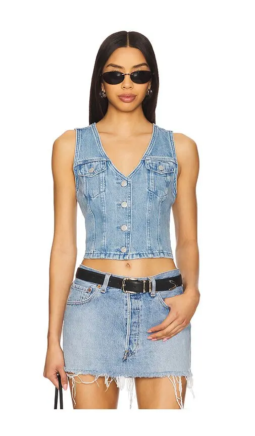LEVI'S Bella Denim Corset - Blue