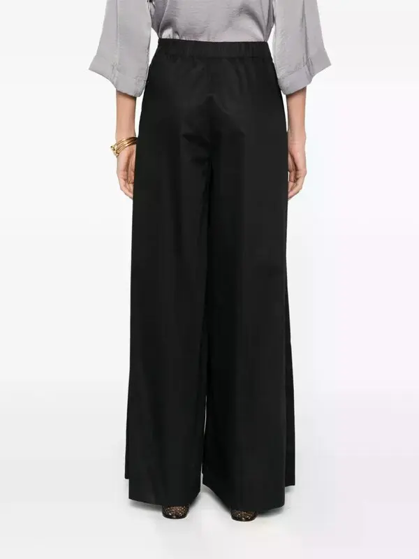 MOUTAKI Cotton Trousers - Black