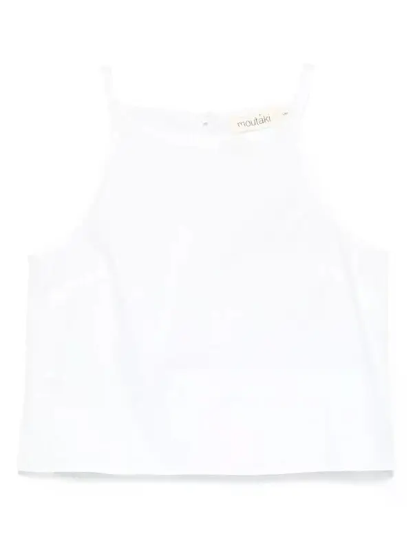 MOUTAKI Sleeveless Top - White