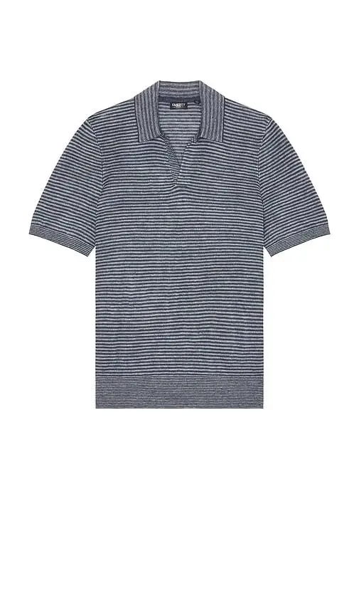 Faherty Brand Linen Sweater Polo