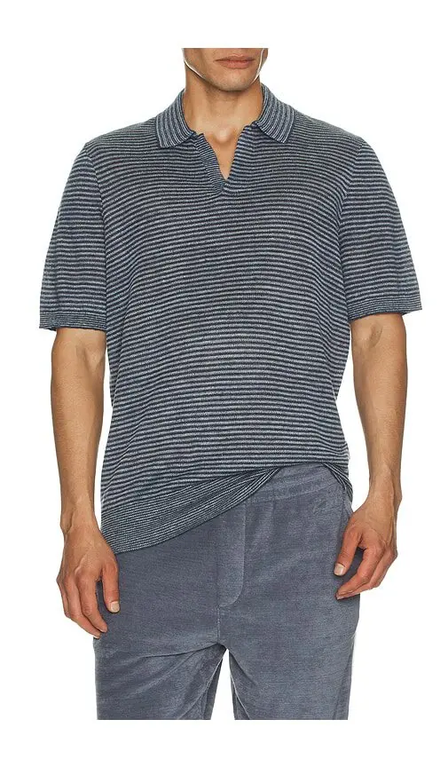 Faherty Brand Linen Sweater Polo