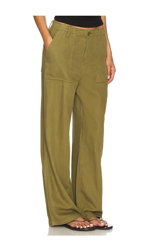Good American Lite Linen Pants