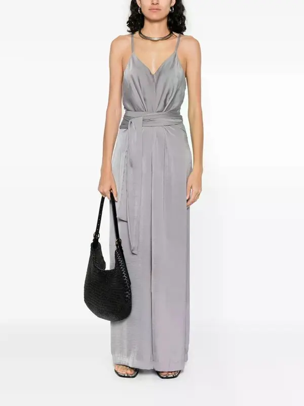 MOUTAKI Wrap Jumpsuit - Grey