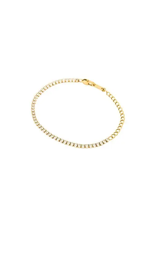 MAZIN JEWELS Marquis Tennis Bracelet - Gold
