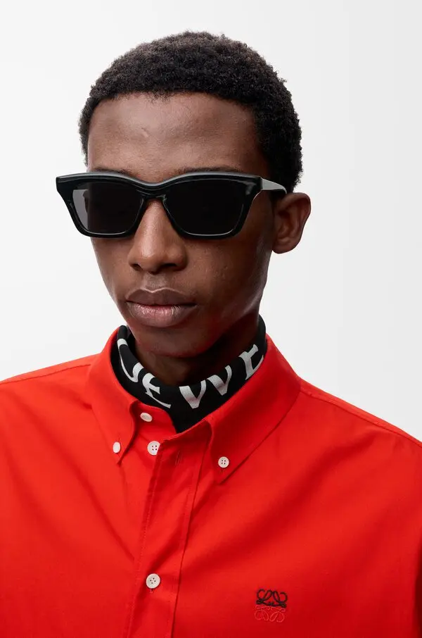 Loewe Sigma Slim Sunglasses - Black