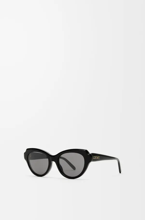 Loewe Swan Cateye Sunglasses - Black