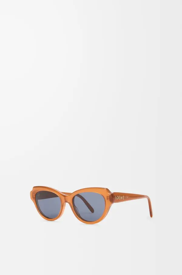 Loewe Swan Cateye Sunglasses - Camel