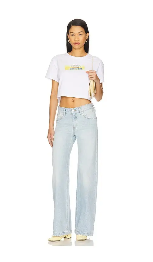 POLYCHROME GOODS Butter Stick Crop Top