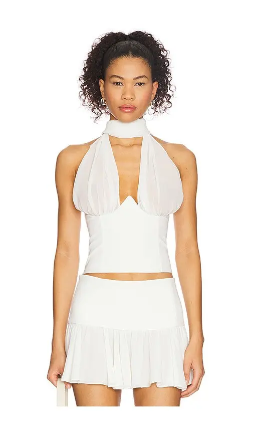 CAMILA COELHO Luzina Halterneck Top