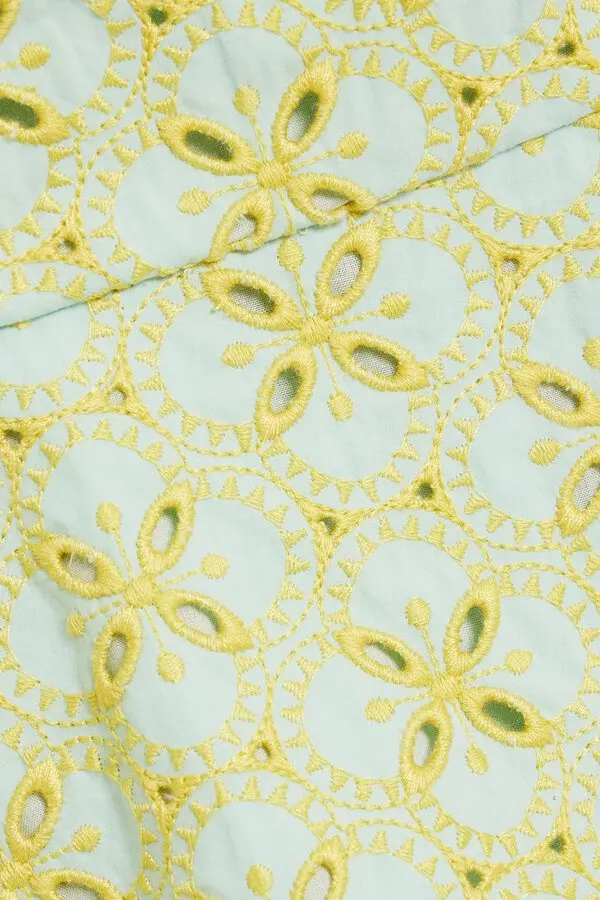 Saloni Jesse Broderie Anglaise Cotton Mini Dress