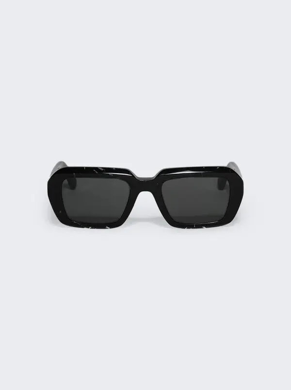 Mykita Nima Sunglasses - Black Havana And Shiny Silver