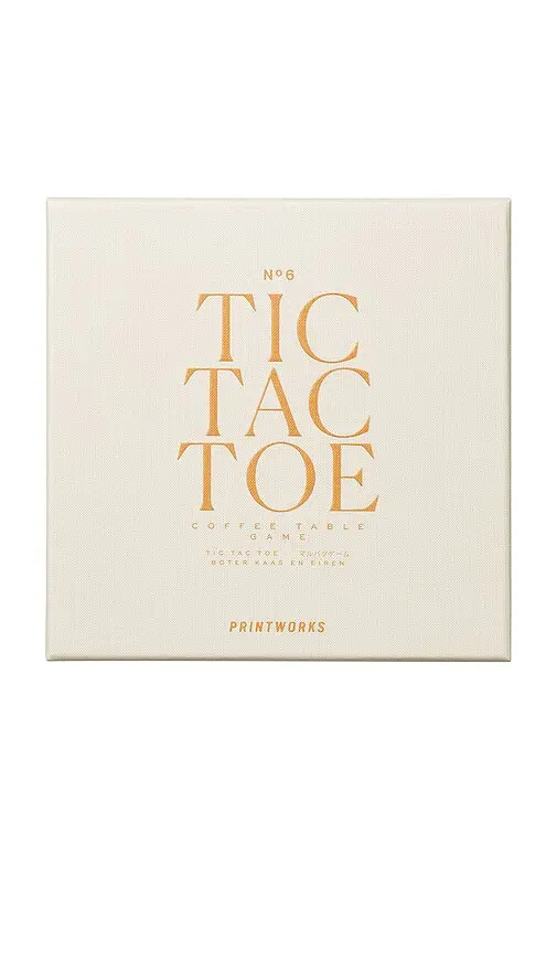 PRINTWORKS Classic Tic Tac Toe In Black