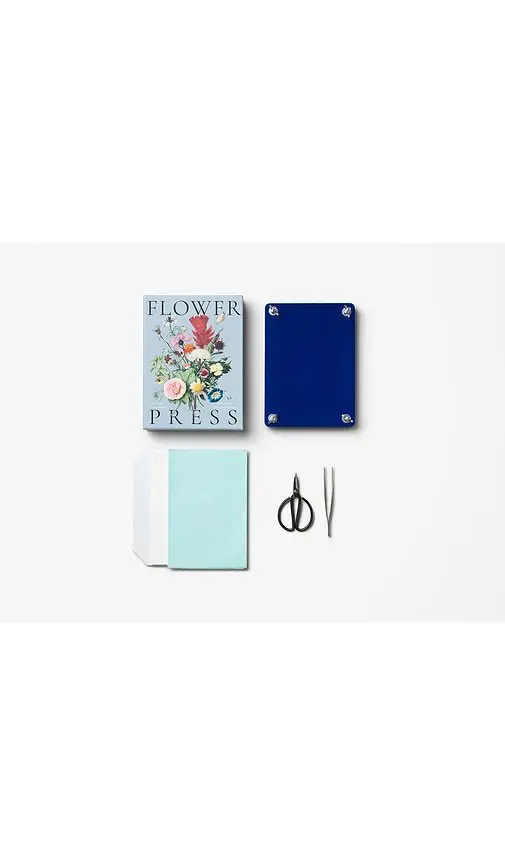 PRINTWORKS Flower Press Kit In Blue Multi