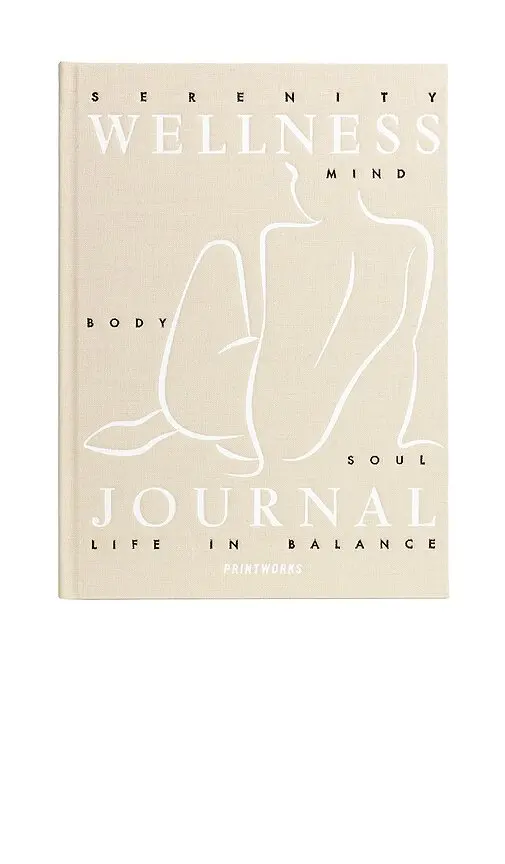 PRINTWORKS Wellness Journal In Beige - N,a