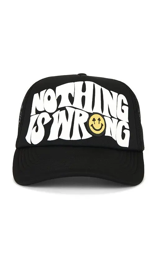 HAPPY CAPS Nothing Is Wrong Trucker Hat