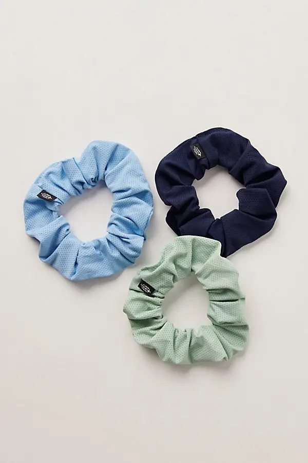 Free People Jumpshot Scrunchies 3-pack - Berry Blast