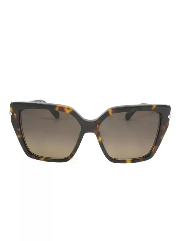 FERRAGAMO Oversize-frame Sunglasses - Brown
