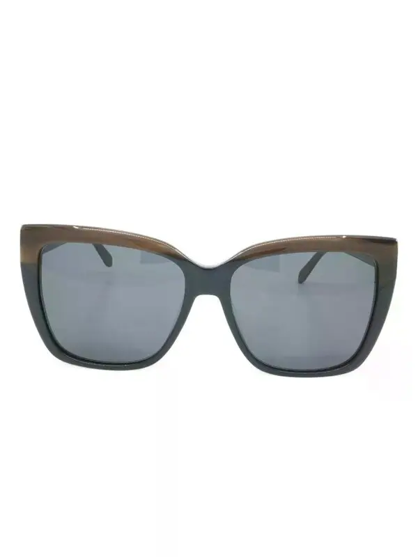 FERRAGAMO Oversized Frame Sunglasses - Brown