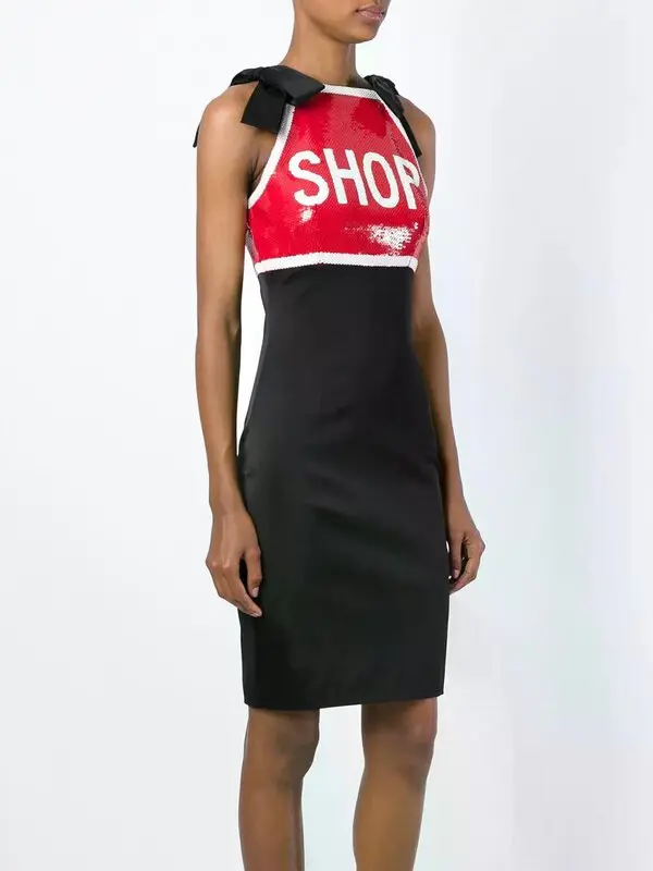 Moschino Sequined Midi Dress