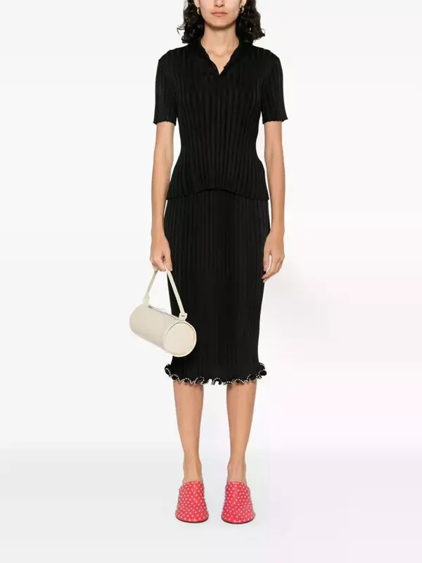 JIL SANDER Beaded Midi Skirt
