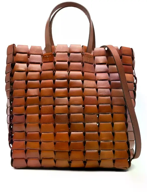 Dragon Diffusion Leather Tote Bag - Brown