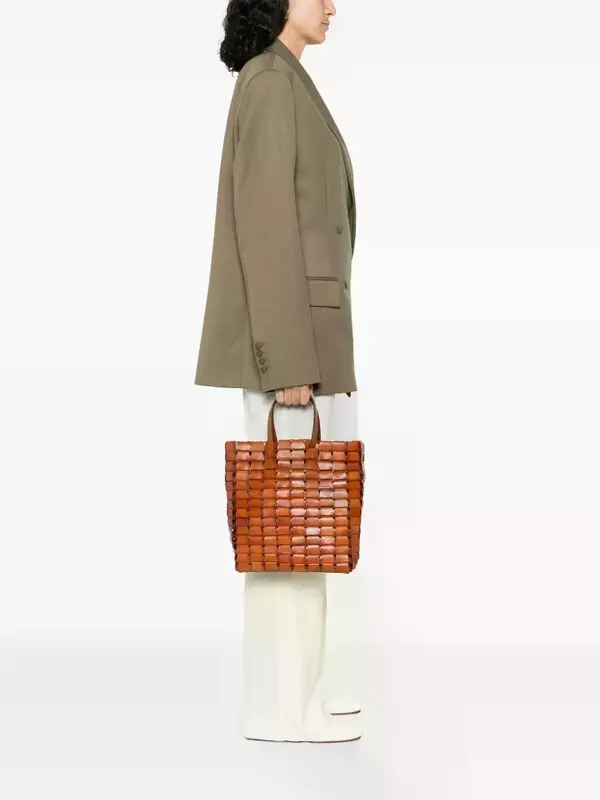 Dragon Diffusion Leather Tote Bag - Brown