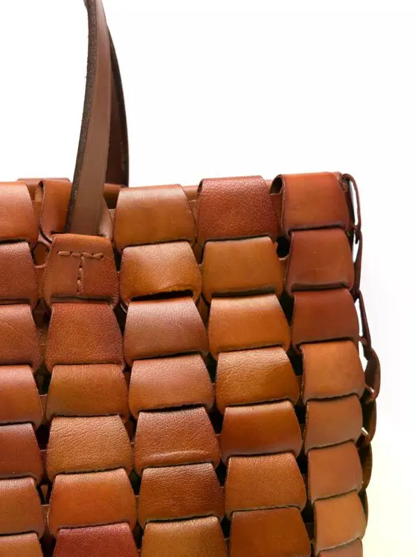 Dragon Diffusion Leather Tote Bag - Brown