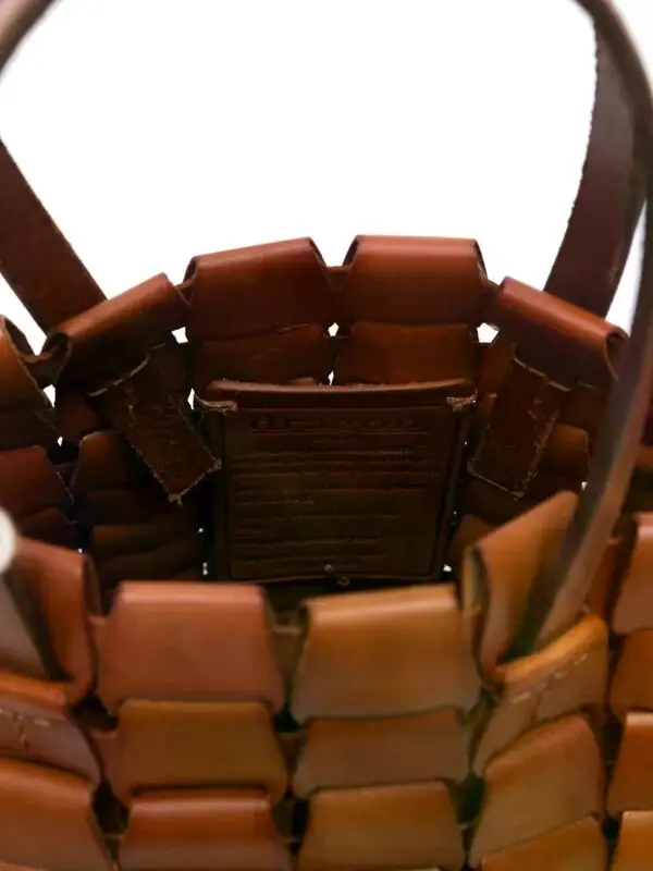 Dragon Diffusion Leather Tote Bag - Brown