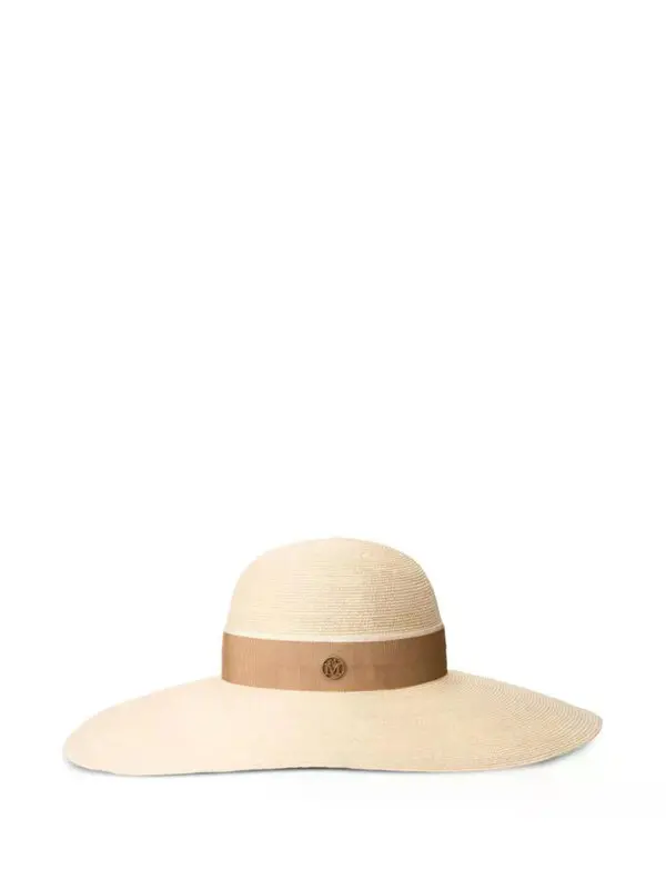 MAISON MICHEL Blanche Sun Hat - Neutrals