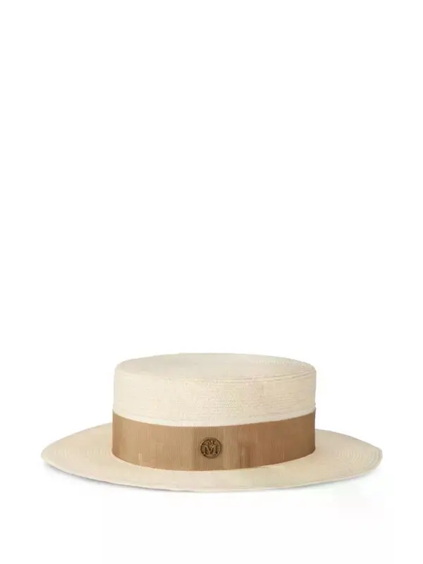 MAISON MICHEL Kiki Wide Brim Hat - Neutrals