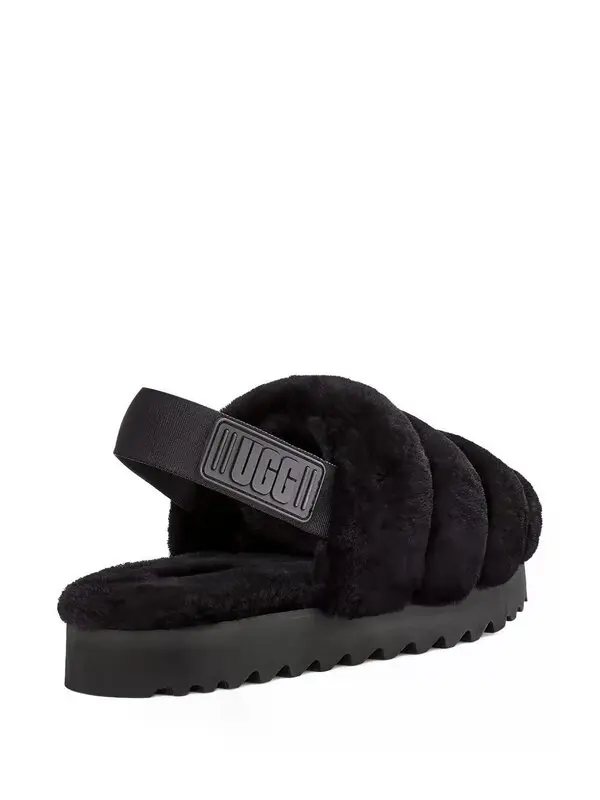 UGG Super Fluff Slippers - Black