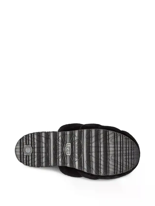 UGG Super Fluff Slippers - Black