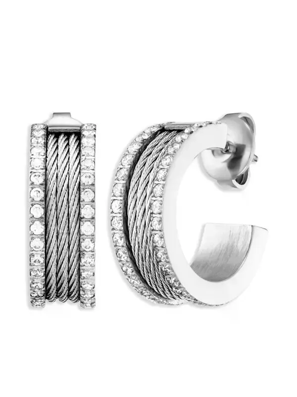 CHARRIOL Forever Magnifique Stud Earrings - Silver