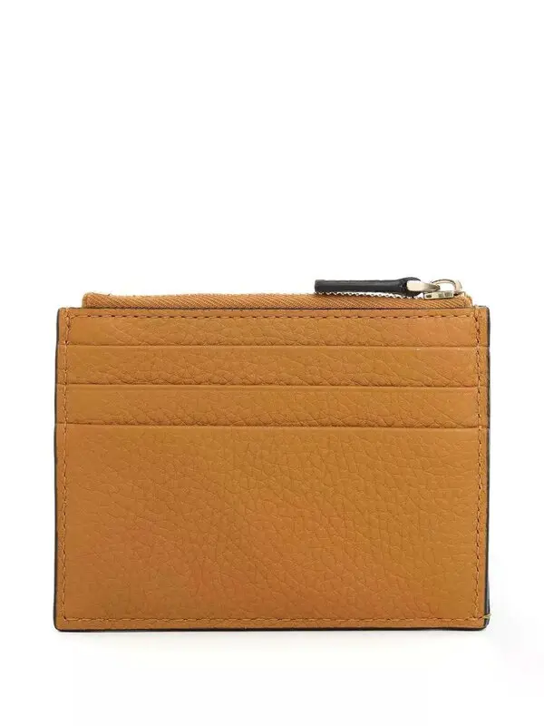 Valentino Garavani Stud-embellished Wallet - Orange