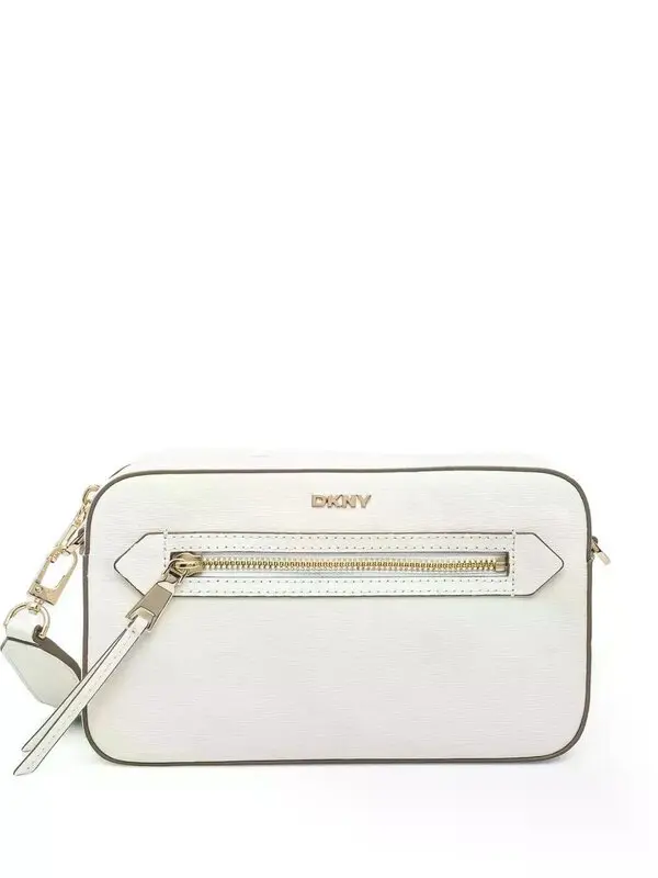 Dkny Leather Crossbody Bag - Neutrals