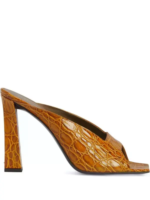 GIUSEPPE ZANOTTI 90mm Mya Sandals - Orange