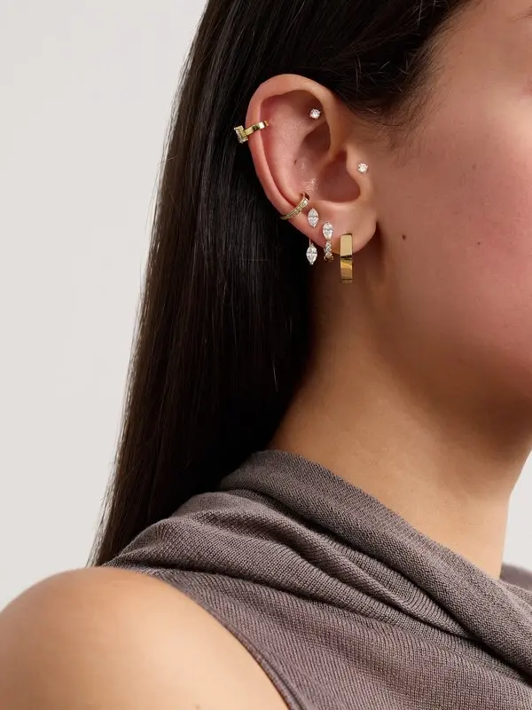 ANITA KO Georgie 18-karat Hoop Earrings