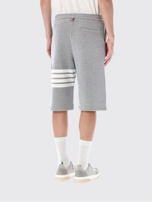 Thom Browne Striped Sweat Shorts - Grey