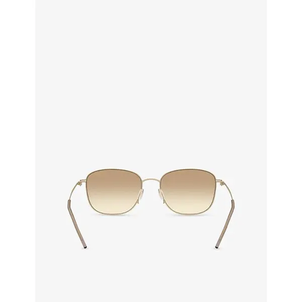 Giorgio Armani Ar6168 Pillow-frame Sunglasses - Black