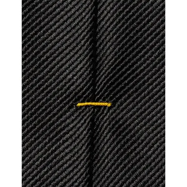 Eton Silk Textured Tie - Black