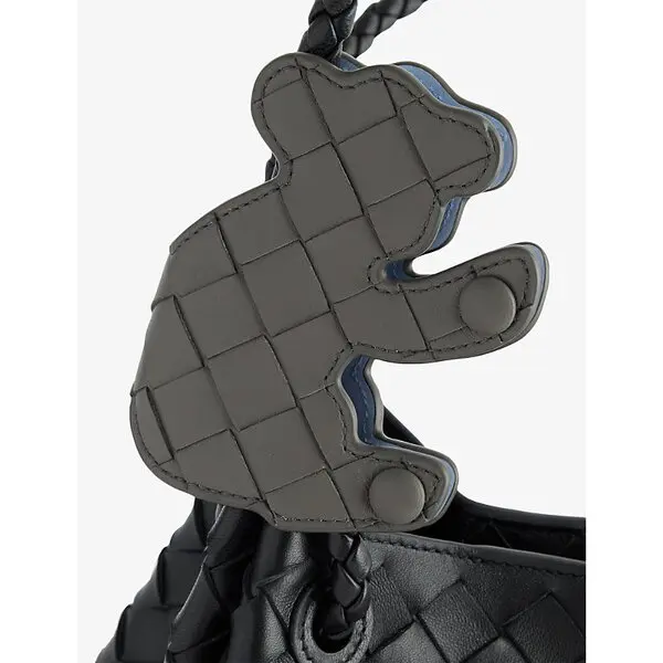 Bottega Veneta Koala Snap Leather Charm