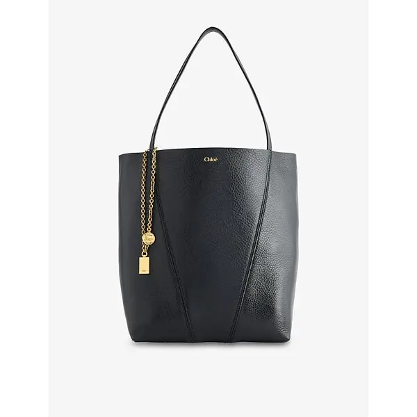 Chloé Spin Medium Leather Tote Bag
