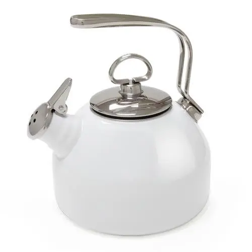 CHANTAL Classic Enamel-on-steel Teakettle - White