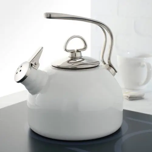 CHANTAL Classic Enamel-on-steel Teakettle - White