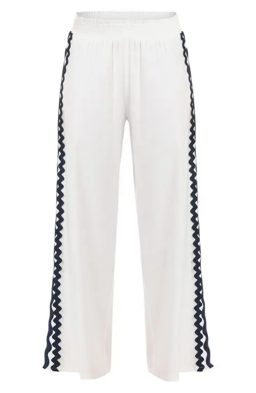 La Blanca Poolside Linen Blend Cover-up Pants