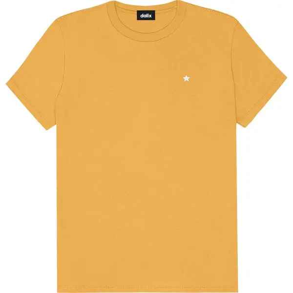 DALIX Lightweight Jersey Tee - Mustard