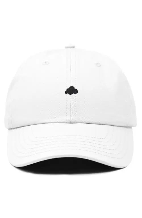 DALIX Lil Cloud Baseball Cap - White