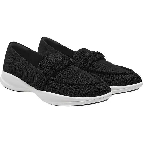 Vivaia Round-toe Sneaker Loafers - Black